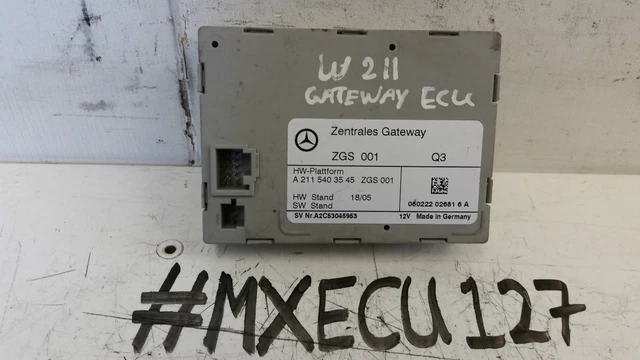 MERCEDES E CLASS W211 Central Locking Gateway Control Module Ecu ...
