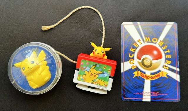 RARE 1997 JAPANESE TOMY Pikachu Yo-yo & Pikachu TV Set Retro Pokémon ...