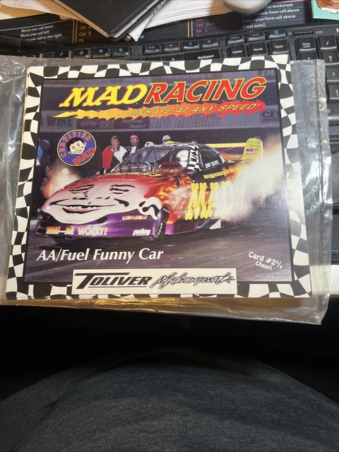 VRHTF NHRA &RARE Vintage "Jerry Toliver" Mad Magazine Nitro Funny Car ...