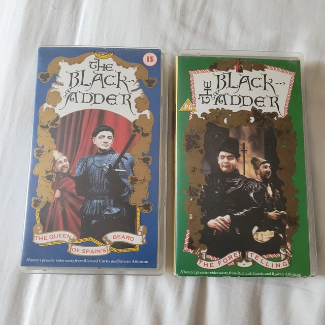 THE BLACK ADDER VHS First Series - 2 Tape Set - 1990 £5.90 - PicClick UK