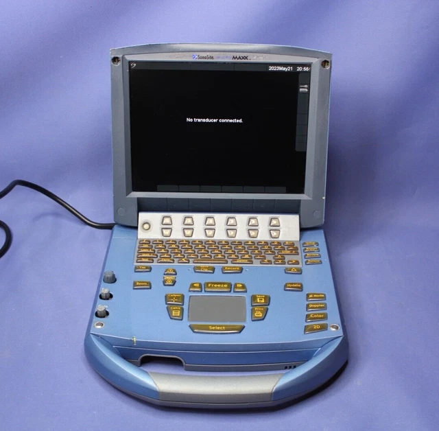 SONOSITE MICROMAXX PORTABLE Ultrasound & Power supply cardiac Nerve ...