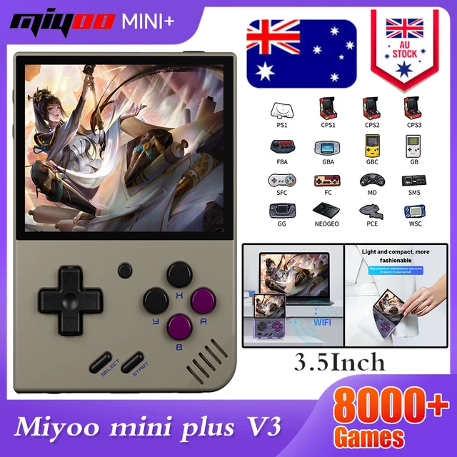 MIYOO MINI PLUS Game Player 3000mAh WiFi Game Console Video Player ...