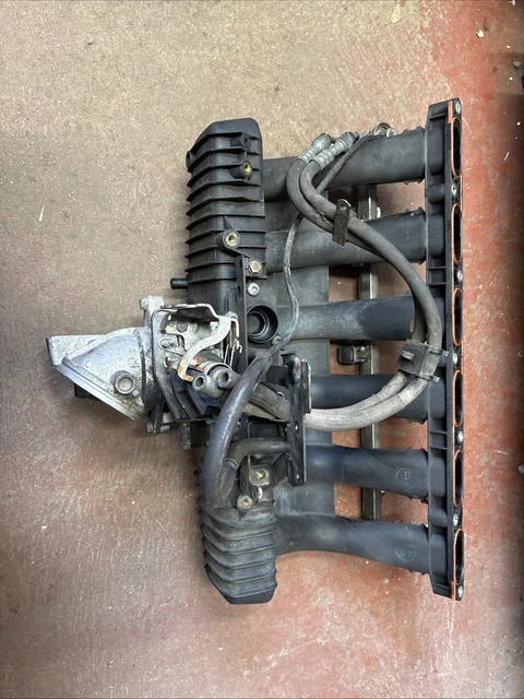 BMW E36 2.5 M52 323i Inlet Intake Manifold 1703777 & Throttle Body ...