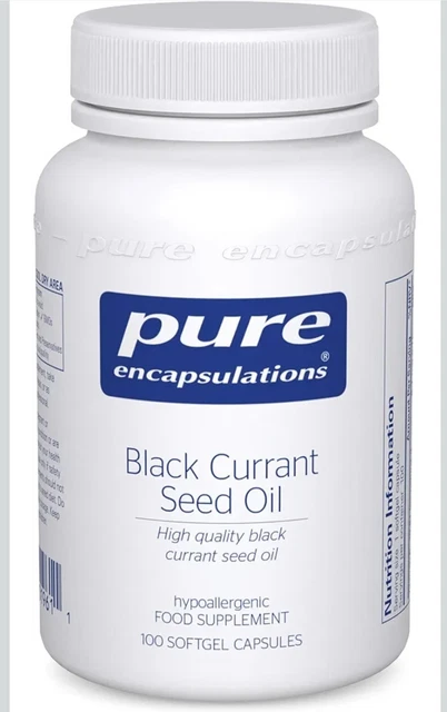BLACK CURRANT SEED Oil Supplement, Maintaining Heart Health & Immune ...