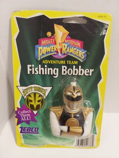 NEW MIGHTY MORPHIN Power Rangers Adventure Team FISHING BOBBER White ...