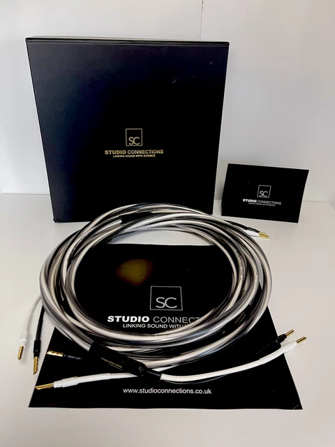 STUDIO CONNECTIONS ABBEY Road Reference Plus Speaker Cable Pair 2.5m £ ...