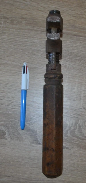 ANCIENNE CLEF ANGLAISE à manche en bois GOLDENBERG n°30 (Old tool) EUR ...