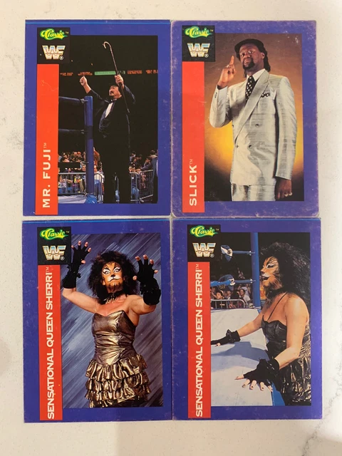 WWF WWE 1991 CLASSIC WRESTLING TRADING CARDS X 4 Managers £2.00 ...
