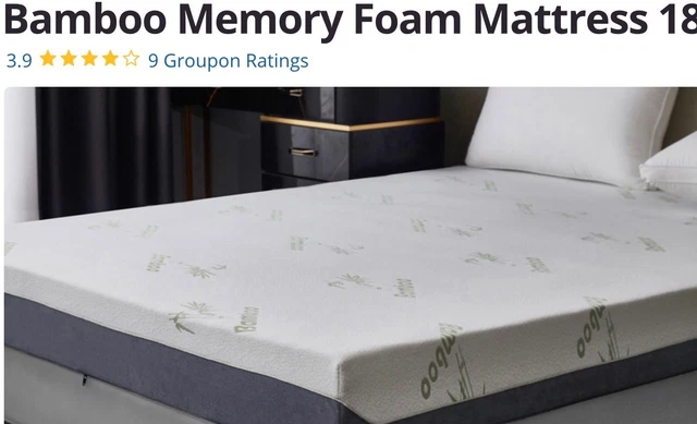 SMALL SINGLE BED frame with memory foam matteress £52.70 - PicClick UK