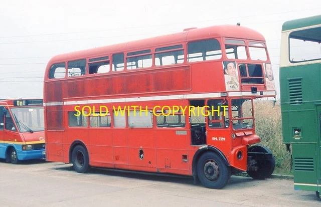 35MM ORIGINAL BUS slide Ex London Transport RM 2339 £3.99 - PicClick UK