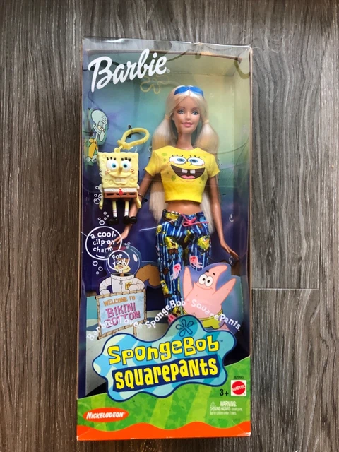 BARBIE SPONGEBOB SQUAREPANTS Doll 2002 Mattel Nickelodeon New in box ...