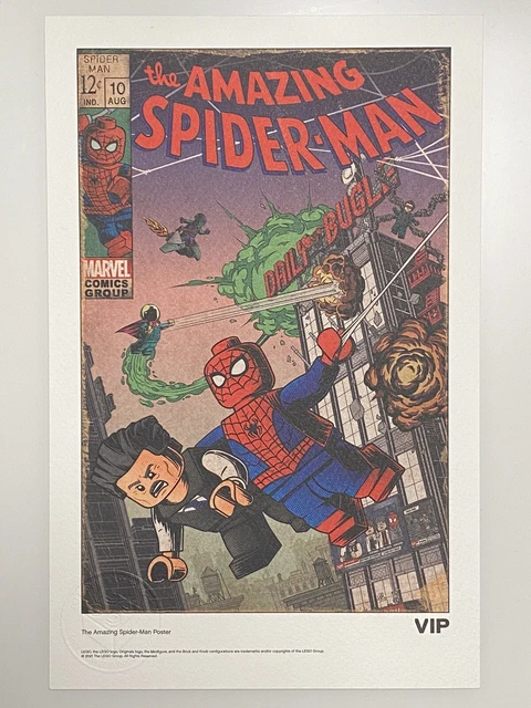 LEGO VIP MARVEL Spider-Man Daily Bugle Poster 5007043 Limited Edition ...