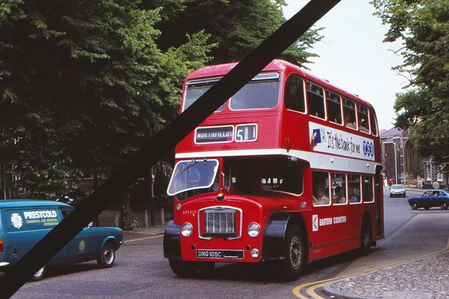 ORIGINAL BUS SLIDE: Eastern Counties - Bristol Lodekka DNG 105C 7/78 £3 ...