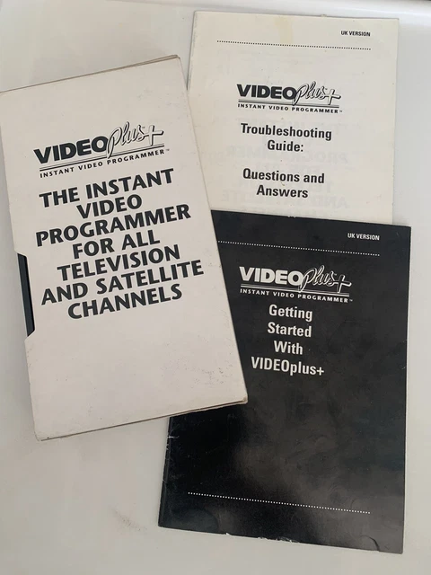 VCR VIDEO PLUS+ Instant Programmer vhs RARE Vintage All Satellite & Tv ...