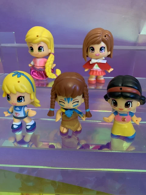 PINYPON DOLL FIGURE Snow White Rapunzel Pocahontas Alice Red Disney £31 ...