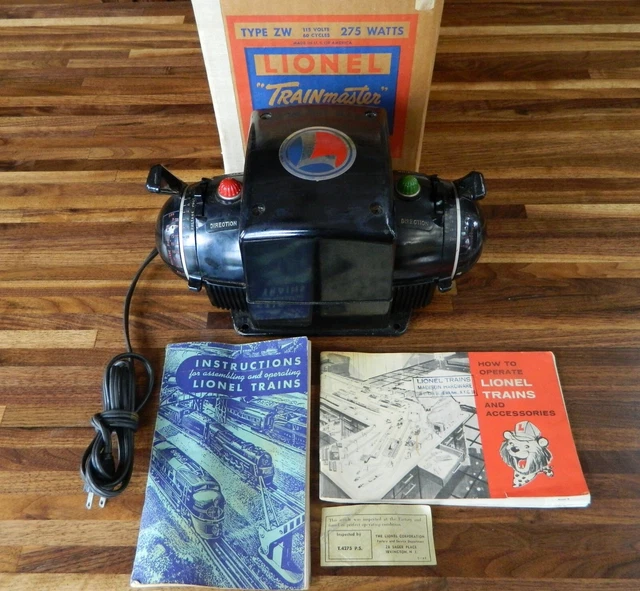 ORIGINAL TRANSFORMER LIONEL Trains 275-Watt ZW Multi-Control ...