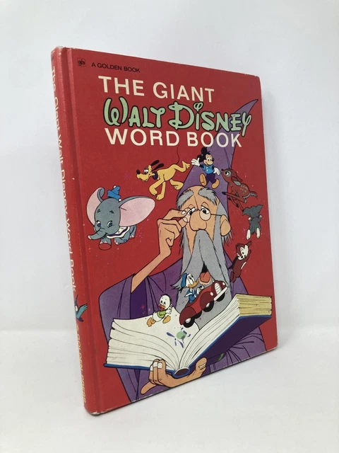 THE GIANT WALT Disney Word Book by Walt Disney Productions First 1st VG ...