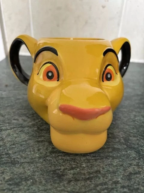 THE LION KING Simba Shaped Ceramic 3D Mug Disney by Paladone - 450ml ...