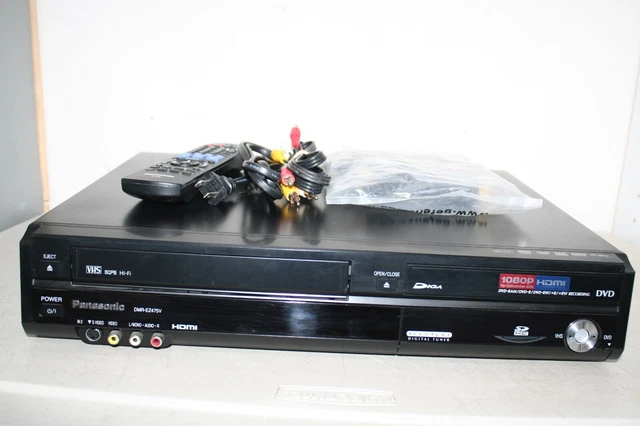 PANASONIC DMR-EZ475V DVD Recorder VHS VCR Player Digital Tuner HDMI w ...