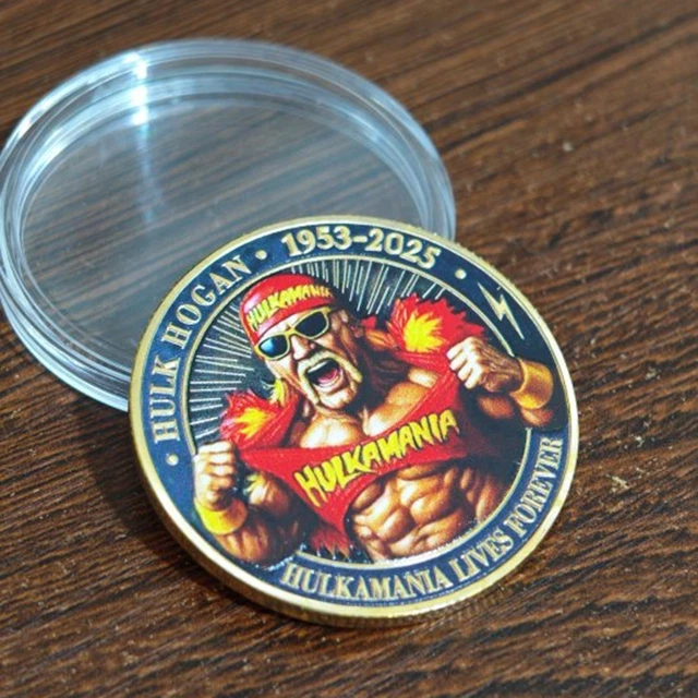 HULK HOGAN MEMORIAL 1953-2025 Collectible Coin Commemorative Coins ...