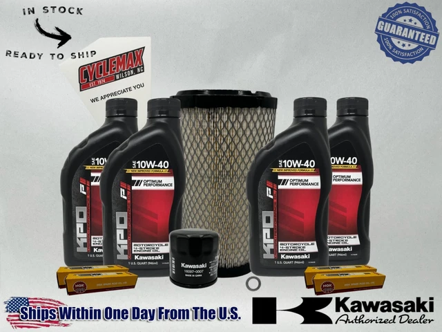 CYCLEMAX STANDARD 10W-40 Tune Up Kit fits 2024 Kawasaki RIDGE with ...
