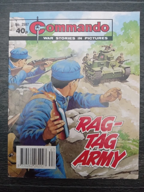 COMMANDO COMIC NUMBER 2597 Rag-Tag Army Military Action Comic. EUR 4,45 ...