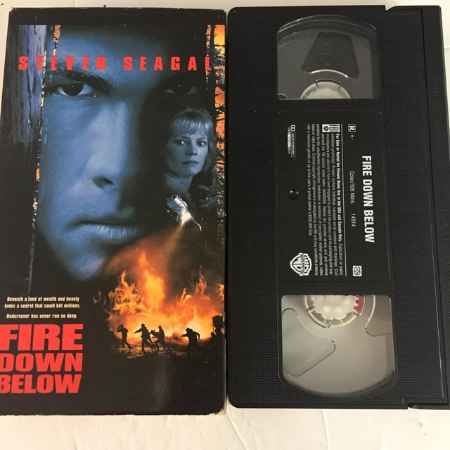 FIRE DOWN BELOW VHS Tape -Steven Seagal / Ships Free with Tracking £8. ...