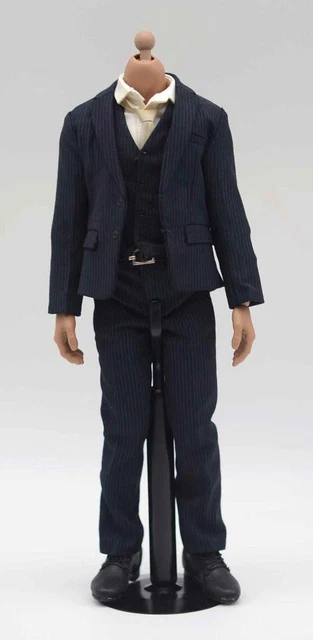 SKYR1M TEAM OCTB 1/6 Scale Danny Cheung Siu Kwan Stripe Suit set + Body ...