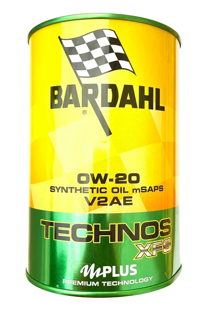 5 LITRES HUILE Moteur Bardahl Technos Xfs V2AE 0W20 Acea C5 A1 B1 Vcc ...