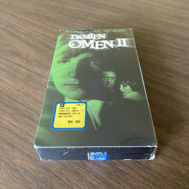 DAMIEN OMEN II VHS William Holden Lee Grant scellé rare Filigrane NOS ...