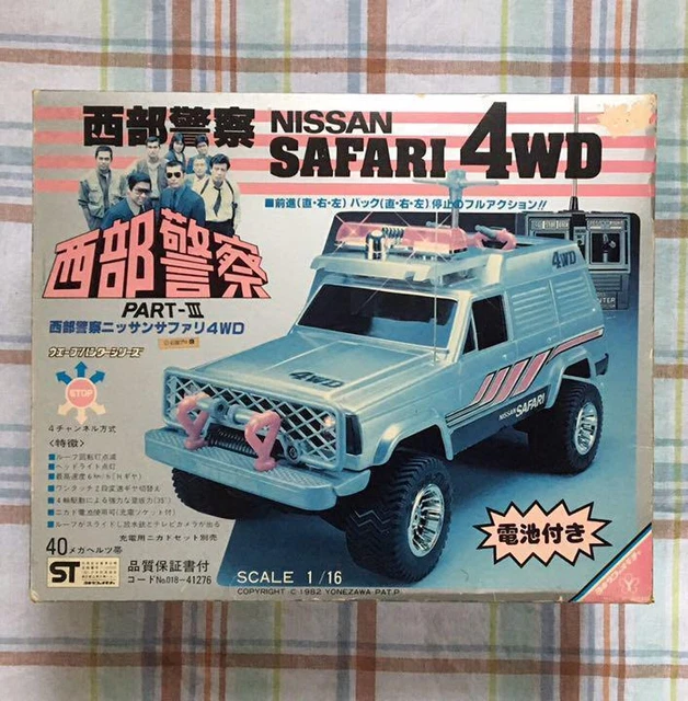 VINTAGE YONEZAWA RADIOCOMMANDÉ Seibu Keisatsu 1/16 Safari 4Wd EUR 592,57 - PicClick FR