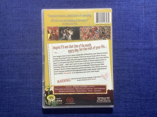 THE PERIOD (DVD 2007) SRS Cinema J. Douglas Smith cult menstrual horror ...