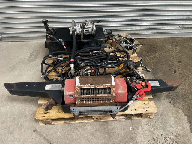 LAND ROVER DEFENDER Super Winch Hydraulic Winch PTO PUMP Power Take Off ...