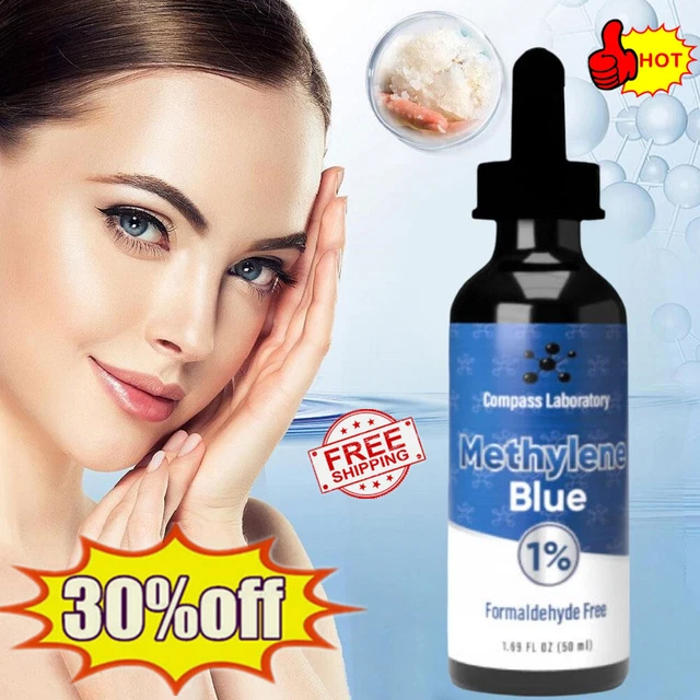 50ML COMPASS LABORATORY - Methylene Blue 1% Brain Health & Eye Support ...