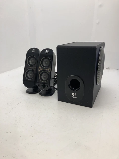 LOGITECH X-230 SURROUND Sound Speaker System - 1x Subwoofer 2x Small Speakers £35.00 - PicClick UK