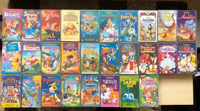 28 COLLECTABLE WALT Disney vhs video Tape Job Lot Bundle EUR 104,38 ...