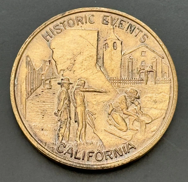 HISTORICAL EVENTS CALIFORNIA American Revolution Bicentennial Medal ...