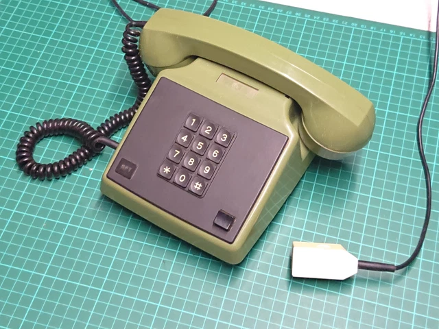 DDR TELEFON MIT Tastenfeld ferro Alpha VEB Fernmeldewerk Nordhausen ...