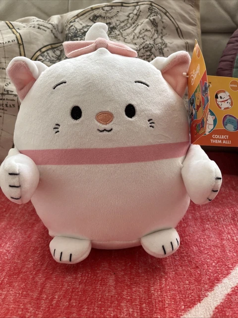 DISNEY SQUASHY PODGIES Series 1 Marie The Aristocat 8” Cute Plush Soft ...