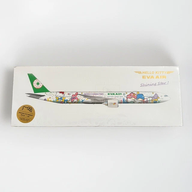 EVA AIR SANRIO Hello Kitty Shining Star Jet 777-300ER 1:200 ...