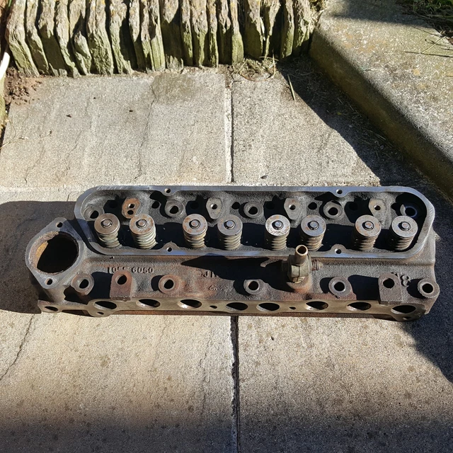 FORD ANGLIA 105E CYLINDER HEAD Pre Cross Flow engine With Valves £145. ...