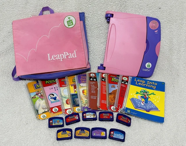 LEAPPAD LEARNING SYSTEM - Pink Set with 10 Books & 9 Cartridges £23.60 ...