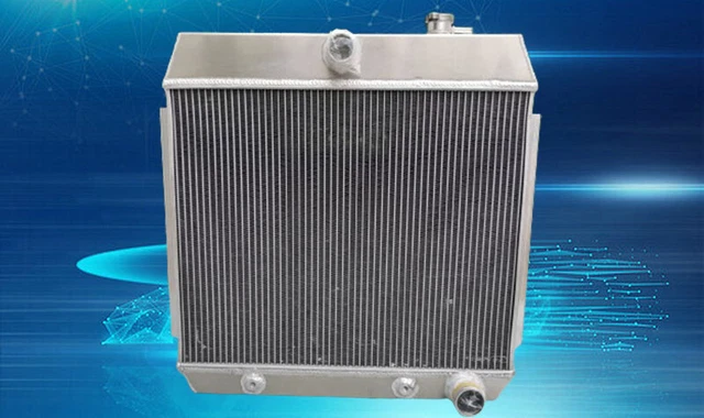 FOR 1955 1956 1957 Chevy Bel Air V8 W/Cooler 3 Row Aluminum Radiator 55 ...