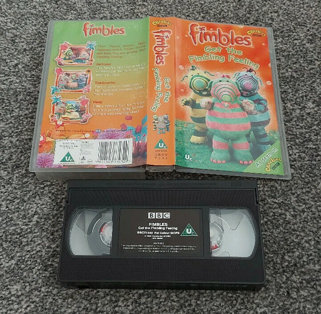 FIMBLES GET THE Fimbling Feeling Cbeebies Bbc Video Pal Vhs Video Kids ...