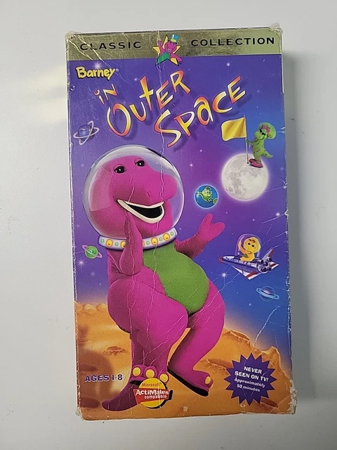 BARNEY IN OUTER Space VHS Tape 1998 Classic Collection Lyrik Studio ...