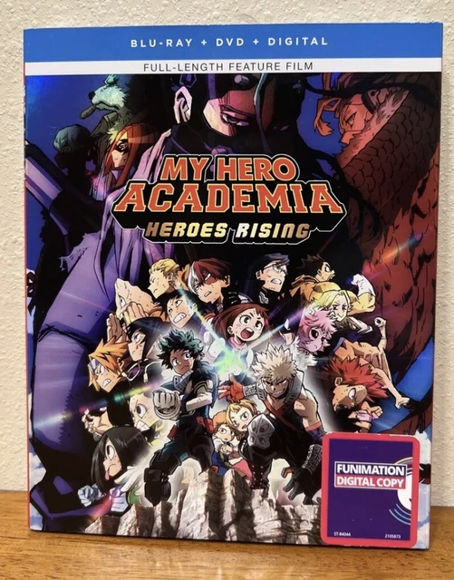 MY HERO ACADEMIA: Heroes Rising (MHA) (Blu-ray + DVD + Digital) |like ...