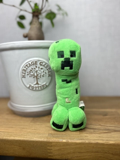 MINECRAFT PLUSH GREEN Creeper Soft Toy - Mojang Minecraft Plush 2015 £8 ...