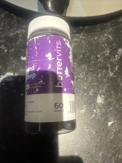 BETTERVITS SOUND ASLEEP Gummies with 5thp and Chamomile, 60 Count £24. ...