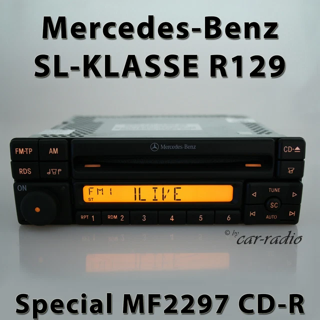 ORIGINAL MERCEDES R129 Radio Special MF2297 CD-R W129 Autoradio SL ...