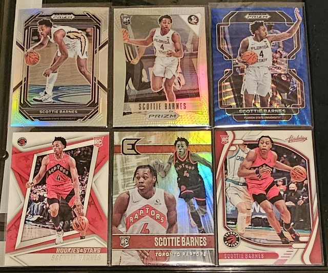 SCOTTIE BARNES ROOKIE Refractor Sp 6 Card Lot Toronto Raptors Blue Ssp ...